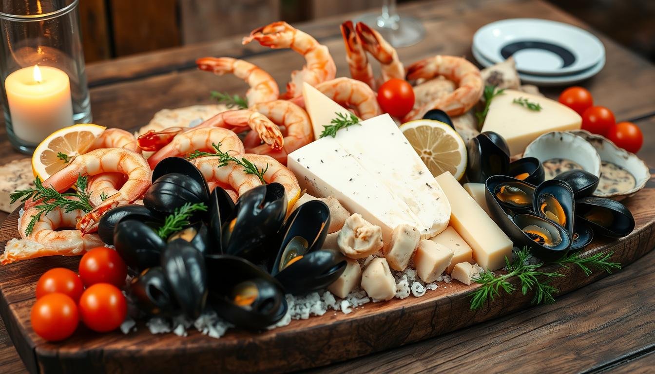 Seafood and Cheese Italian Fusion